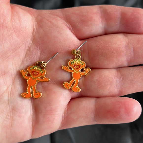 Jewelry | Zoe Muppet Post Earrings For Pierced Ears Vintage Retro ...